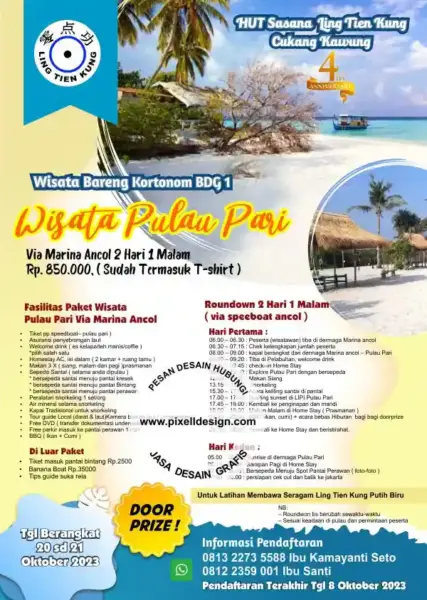 Contoh Brosur Travel Agent Wisata Menarik