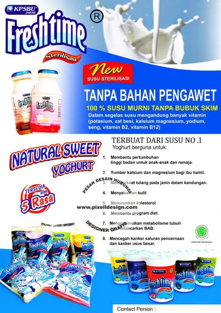 Brosur Promosi Produk Susu