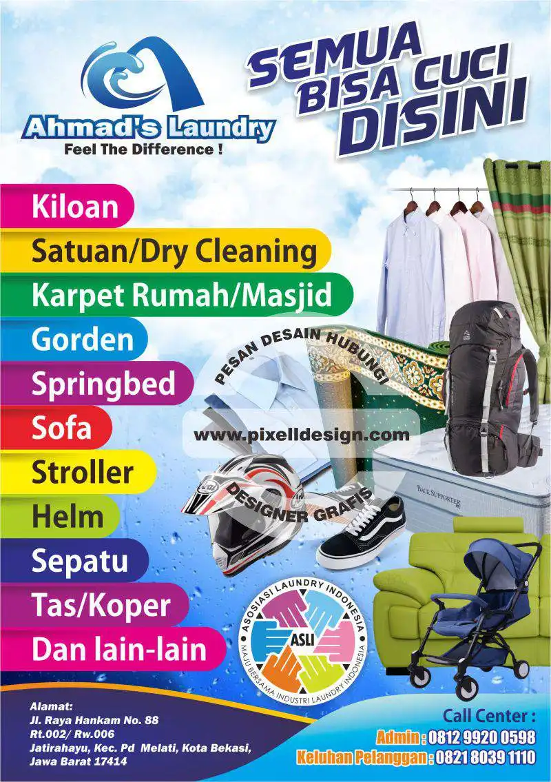 Contoh Desain Iklan Jasa Laundry yang Menarik