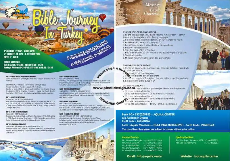Contoh Brosur Travel Agent Wisata Menarik